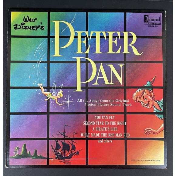 Media | Walt Disneys Peter Pan Ost Soundtrack Lp Disneyland Mono M Beautiful | Poshmark